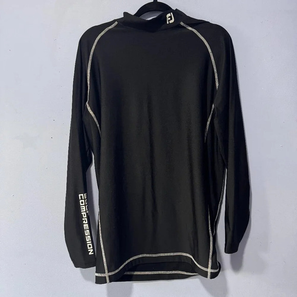 Shirts | Foot Joy Golf Compression Thermal Long Sleeve Black | Poshmark